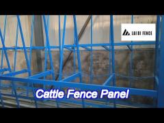 6 foot farm cattle crush fence cattle handling metal animal livestock fence panels