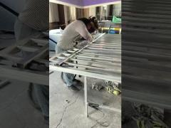 High-Strength Tubular Steel Safety Fence Impact-Resistant UV-Protected DIY-Friendly Assembly