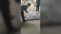 Heavy Duty Foldable Wire Mesh Storage Cages for Warehouses