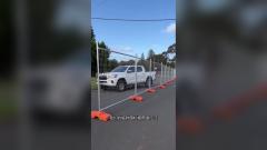 2.1M High Galvanized Temporary Fencing Panels Australia