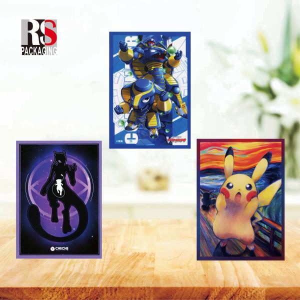 Quality Custom Game Card Sleeves Lightweight And Compact Design , With Collection Value for sale