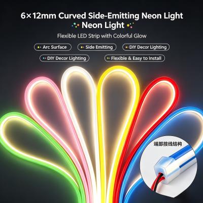China 12V Waterproof Color Silicone Neon Light Strip, 1 LED Per Cut, Flexible Linear Lamp for Letter Sign, Outdoor Wedding Ambient Decoration for sale