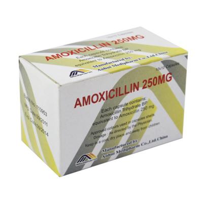 China Amoxicillin Capsule 500mg, 10x10's/box,  GMP Medicine, BP/USP/CP Standrad for sale