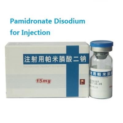 China Pamidronate Disodium for Injection15mg, the drug used in hypercalcemia and release relief pain Caused by cancer. GMP for sale
