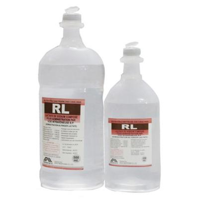 China Sodium Lactate Ringer’s Injection  the drug ndicated as a source of water and electrolytes or as an alkalinizing agent. for sale