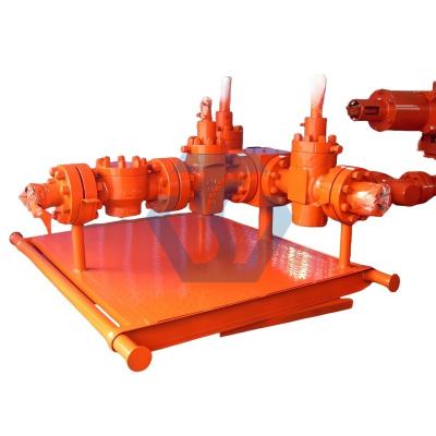 China API 16C Hoogdruk olieput boren versnelling en doden manifold voor olieveld Te koop