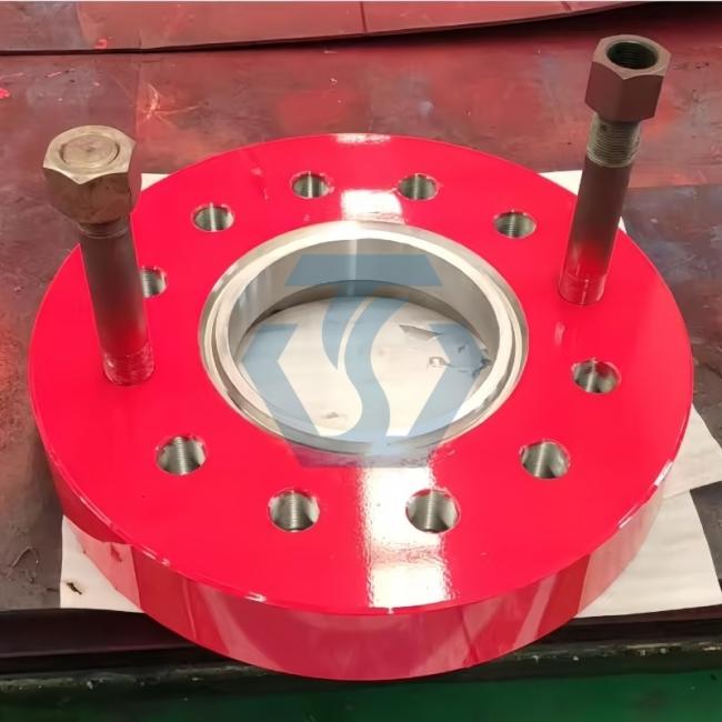 API 6A Oilfield Well Drilling Wellhead 13-5/8" X 10M To 18-3/4" X 15M High Pressure Double Studded Adaptor Flange (DSA)
