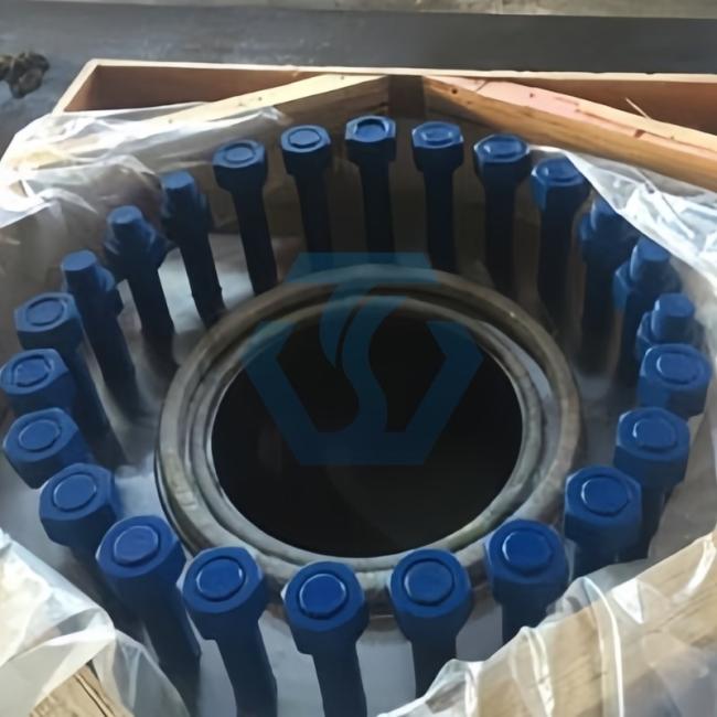 API 6A Oilfield Well Drilling Wellhead 13-5/8" X 10M To 18-3/4" X 15M High Pressure Double Studded Adaptor Flange (DSA)