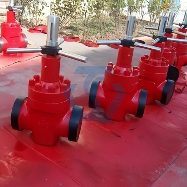 API 6A 2'' 3'' Manual Stainless Steel Flange Mud Gate Valve With Thread End Connection And Repair Kits For Oilfield Equipment