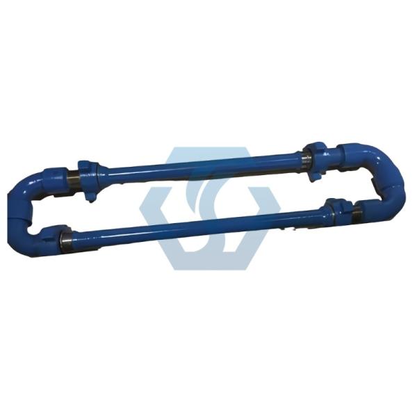 API 6A Cementing Tubing Straight Pipe Swivel Pup Joint Acid Fracturing Hose Loop For Oilfield