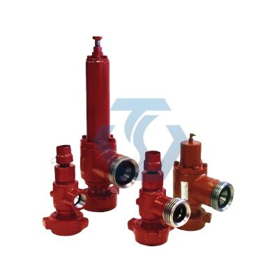 China API padrão de perfuração bomba de lama válvula de alívio de pressão de segurança para peças de perfuração de campos petrolíferos à venda