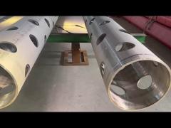 API 5CT Água Quente Geotérmica Fonte Quente Poço Desaguamento Laser Metal Esferovado Tubo de Esquena Poço de Controle de Areia Petrolífera Espiral Geológica Esferovada