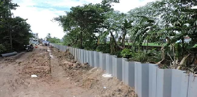 Composite Sheet Pile Vinyl Extrusion U Type Sheet Pile Grey 10MM Thickness 2