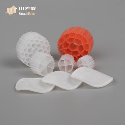 China Afvalzuiveringsinstallatie Mbbr Biobollen Filtermedia Mbbr Plastic Waterzuiveringsdrager Mbbr Te koop