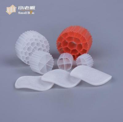 China Grote oppervlakte bewegende bed Biofilm reactor 85% Porositeit Biochip Mbbr Te koop