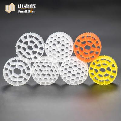 China Grote oppervlakte bewegende bed Biofilm reactor 85% Porositeit Biochip Mbbr Te koop