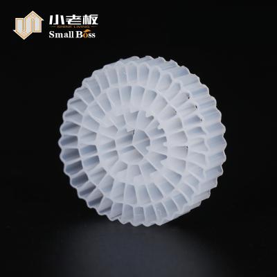 Cina campione 75 fori Grande superficie Bianco Medi MBBR affidabile Bio Filtro Medi per RAS in vendita
