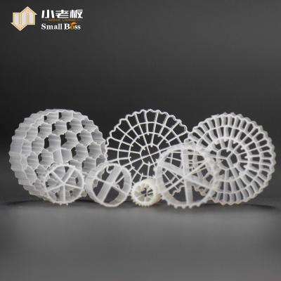 中国 PE75 バイオセルフィルタメディア 表面面積が高く,バイオフィルムが急速に形成される窒化プロセス 販売のため