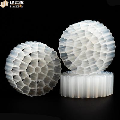 China Large Specific Surface Area PE37 Floating Filter Media For Wastewater Treatment for sale