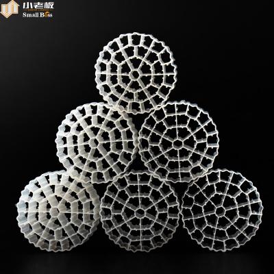 China Large Specific Surface Area PE37 Floating Filter Media For Wastewater Treatment for sale