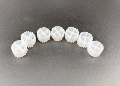 China Virgin HDPE White 11MM Bio Filter Media For Denitrification for sale