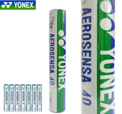 China Original Yonex badminton shuttlecock goose feather shuttlecocks aerosensa 40 AS-40 for sale