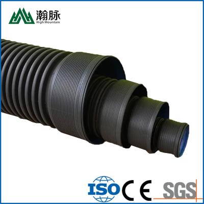 中国 原料のHDPEの倍の壁は管の排水系統を波形を付けた 販売のため