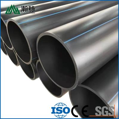 Chine Résistance noire de fente de l'irrigation DN25mm de tuyau d'eaux d'égout de drainage d'approvisionnement en eau de HDPE de couleur à vendre