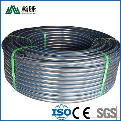 Chine Décharge industrielle noire 20mm d'eaux usées de drainage et d'eaux d'égout de tuyau d'approvisionnement en eau de HDPE à vendre