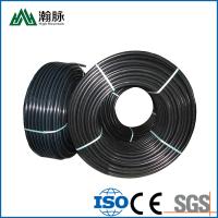China Ausbaggernde schwarze Plastikfarbe DN20mm des Entwässerungs-HDPE-Wasserversorgungs-Rohr-PE100 zu verkaufen