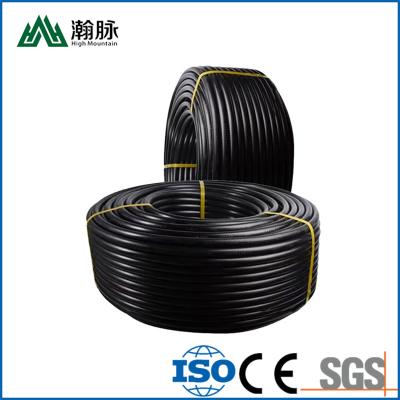 China Tubo de abastecimento de água de plástico preto HDPE Tubo de abastecimento de água de bobina 1.6MPA à venda