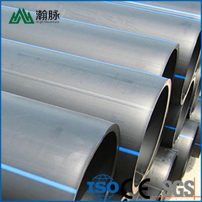 Chine Large Diameter Hdpe Water Supply Pipe Municipal Engineering Pipe Pe100 Black Water Pipe à vendre