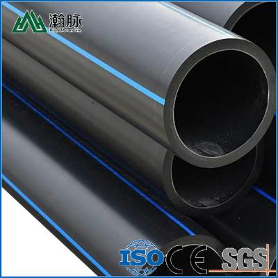 China Hoge slagvastheid en uitstekende corrosiebestandheid HDPE-waterleidingen in zwart materiaal Te koop
