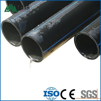 China Zwarte plastic HDPE-waterleidingen voor watervervoer Te koop