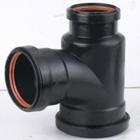 China HDPE 45 Degree Oblique Tee Pipe Fitting Flexible Socket Irrigation Fitting DN20-DN1600 for sale