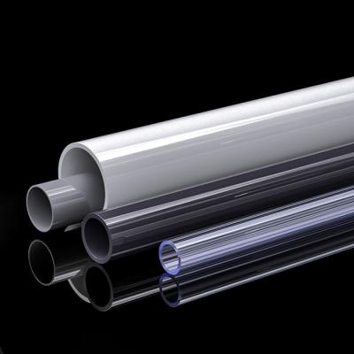 China Fish Tank 1 Inch UPVC Water Pipe 63mm 32mm 25mm 20mm Hard Grey PVC Drain Pipe for sale
