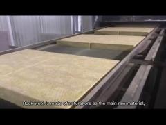 Yellow Fireproof 50mm Rockwool Thermal Insulation Slab OEM