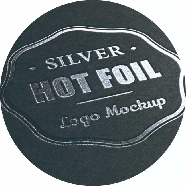 Silver Stamping example on video invitation card