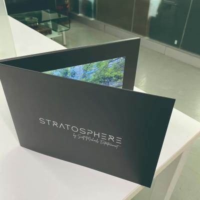China 10 Inch Video Invitation Card Lcd Video Greeting Card With Custom Messaging And Branding for sale