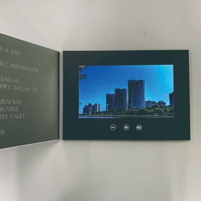 China 10 Inch Video Invitation Card Lcd Video Greeting Card With Custom Messaging And Branding for sale