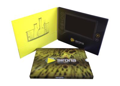 China 7 Inch TFT Screen Recordable Video Greeting Card Rigid Cardboard For Scenery Idea for sale