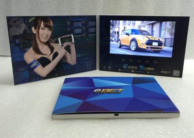 China Convenient Custom Video Greeting Cards Rechargeable Customised For Product Promotions for sale