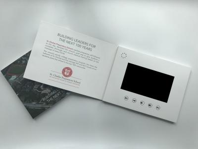 China Portable Custom Video Mailer Rechargeable 8GB Memory Virtual Video Greeting Card for sale