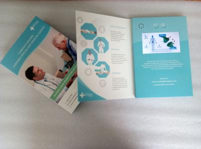 China Marketing Digital Video Book Gift IPS Screen Video Memory Book For Pharmaceutical Event for sale