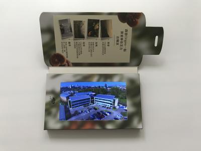 China Activated Bottle Style Video Brochure Card 4.3 Inches Video Brochure Mailer for sale