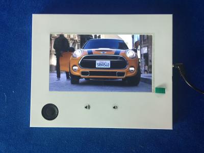 China 7 Inch Video POP Display Paper Card Digital Signage Lcd Video Brochure Card Witn Button Control for sale