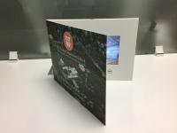 China Rechargeable Interactive Video Brochure Folded Interactive Visiting Card for sale