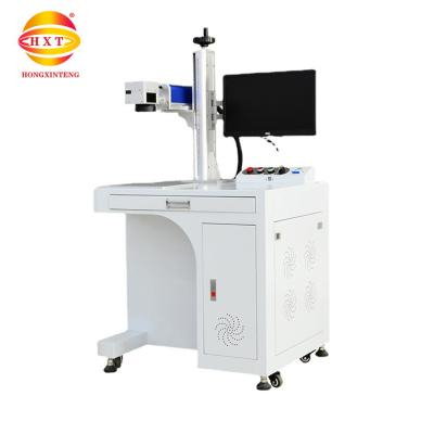 China 30w 50w Portable Fiber Laser Marking Machine For Gifts Crafts Precision Metal Steel for sale