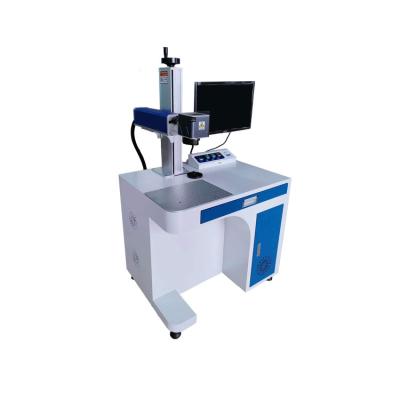 China 30w 50w Portable Fiber Laser Marking Machine For Gifts Crafts Precision Metal Steel for sale