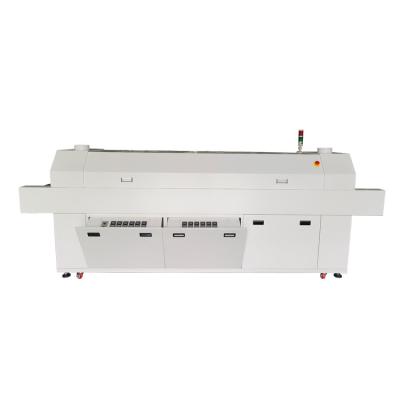 China PCBA Hot Air Reflow Soldering machine 6 Zone Smt Reflow Oven for sale